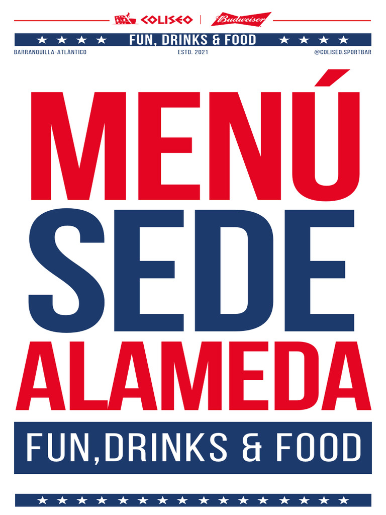 Menu Co Alameda 22 | PDF | Hamburguesas | Alimentos