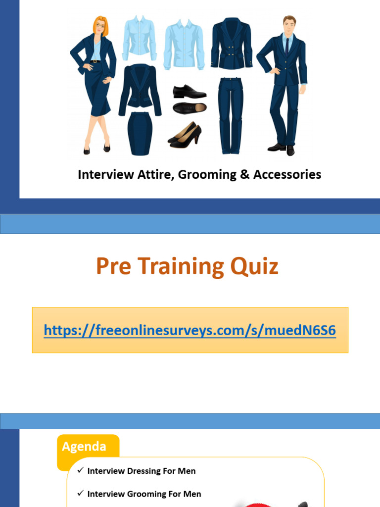 Interview Attire & Grooming | PDF | Wellness