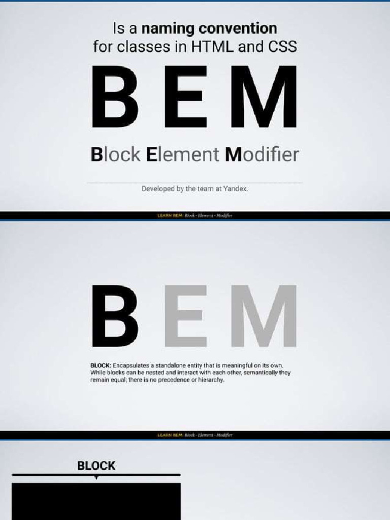 BEM Naming Convention | PDF