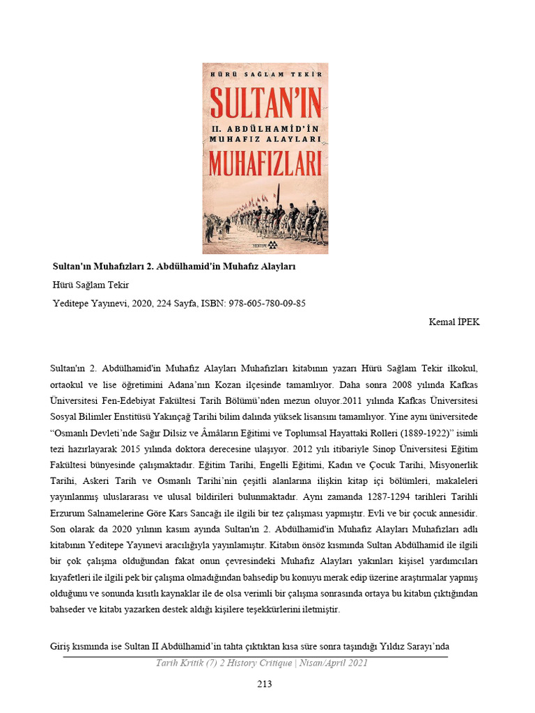 Sultan' - N Muhaf - Zlar - 2. Abd - Lhamid'in Muhaf - Z Alaylar - (#909689) - 1684515 | PDF