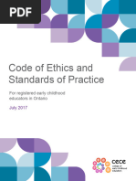 ECA Code of Ethics for Early Childhood | PDF | Family | Community