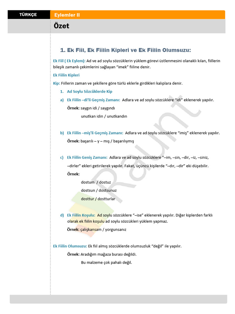 Eylemler II Ozet | PDF