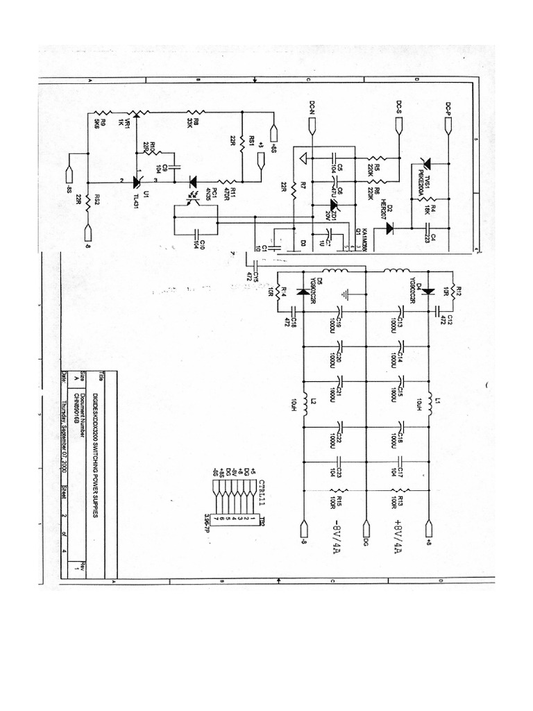 Behringer DDX3200 Power Supply Schematics | PDF