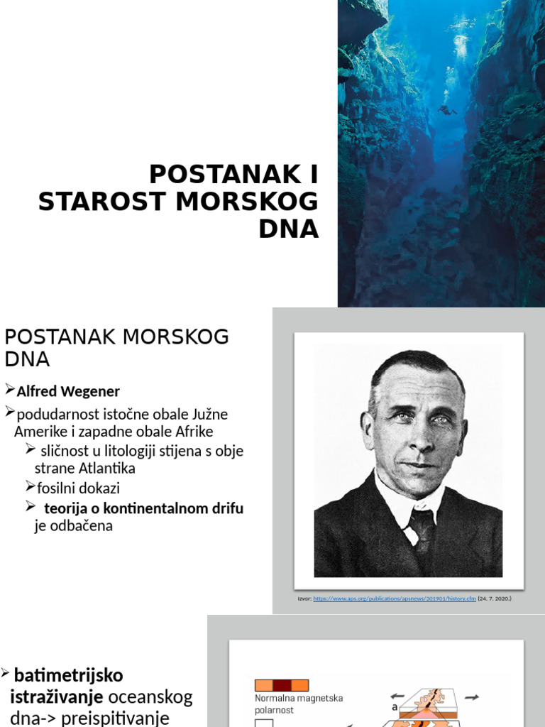 Postanak I Starost Morskog Dna | PDF