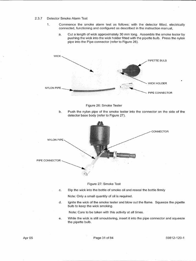 OMD Test Alarm Procedure | PDF