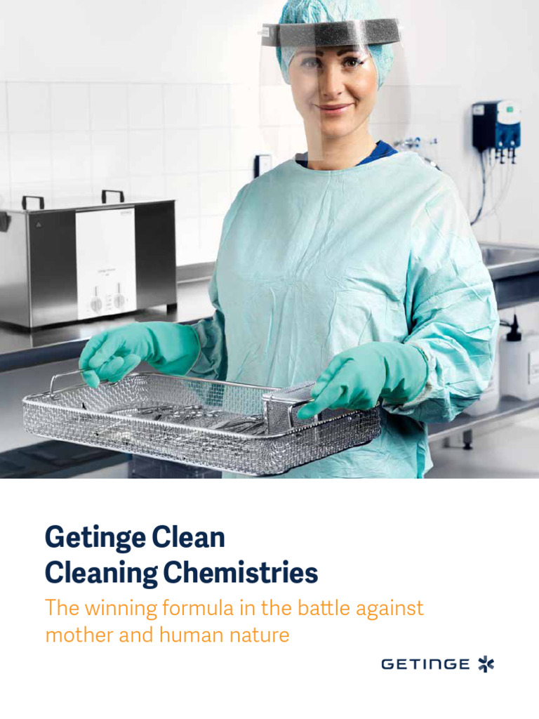 Getinge Clean: Advanced Cleaning Solutions | PDF | Sterilization (Microbiology) | Detergent