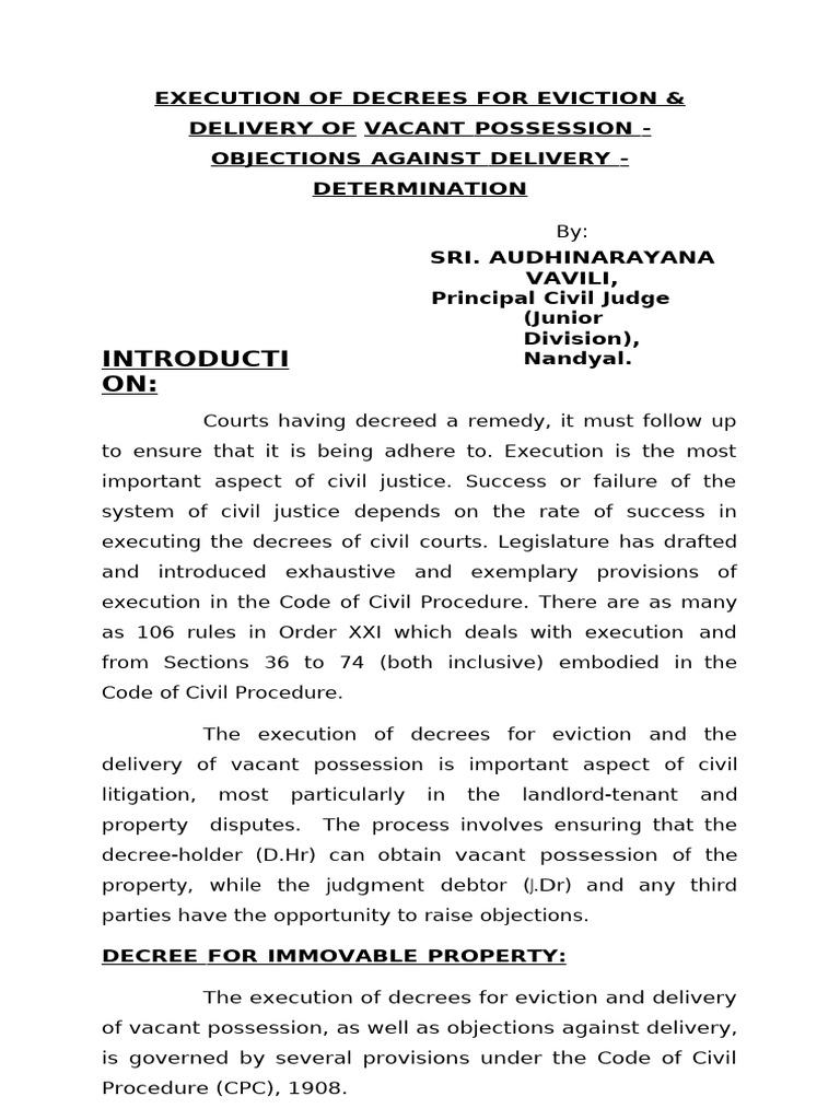 Introducti ON | PDF | Lawsuit | Judgment (Law)