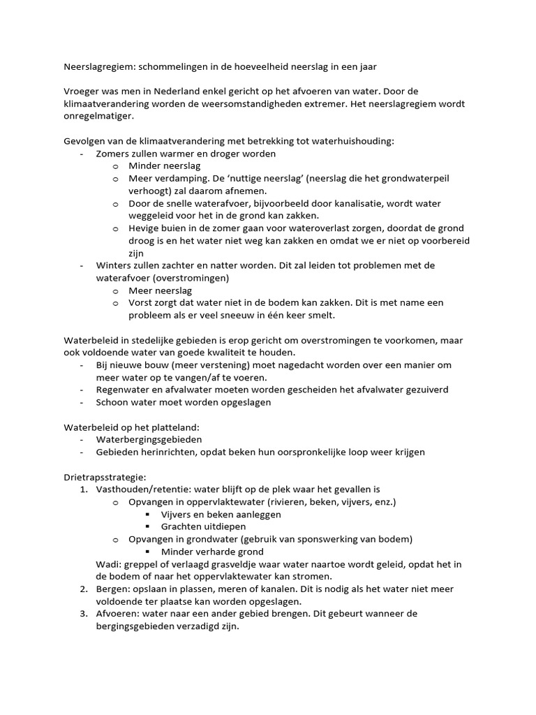 Samenvatting Wonen in Nederland Compleet | PDF