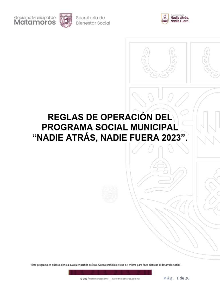 HTTPSWWW - Matamoros.gob - mxconvocatoriasna-nfdocREGLAS-DE-OPERACIÓN ...