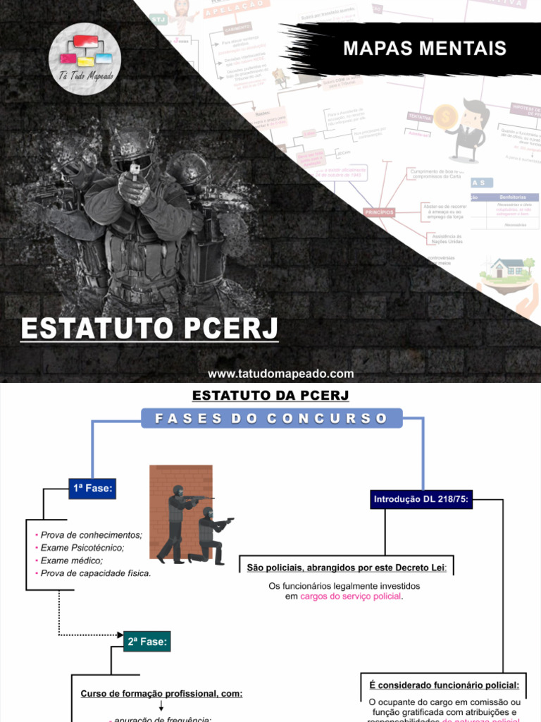 Mapas Estatuto PCERJ | PDF