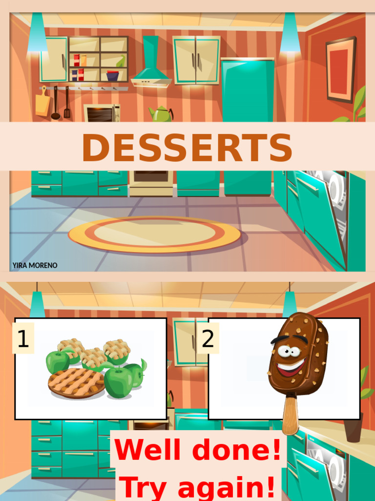Desserts Vocabulary Game Fun Activities Games Games - 140592 | PDF ...