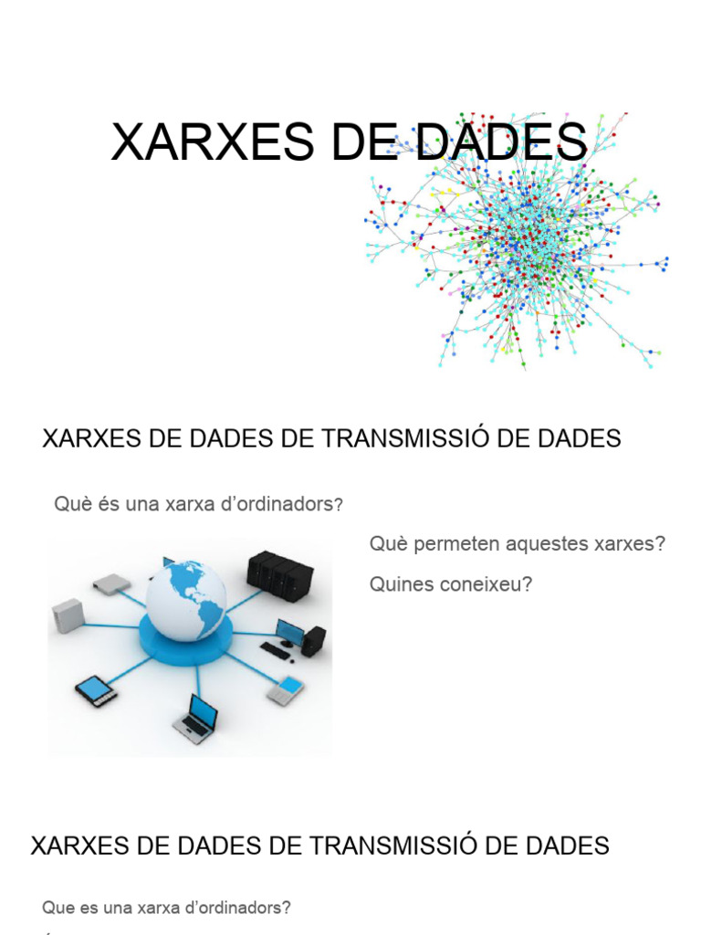 Presentació XARXES DE DADES | PDF