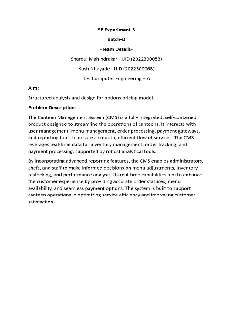 SE-5 | PDF | Computing | Information Technology