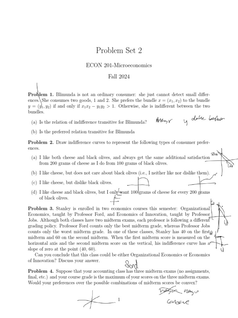 Problem Set 2 | PDF