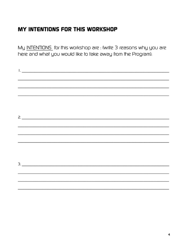 MMU Participant Exercises Document | PDF | Motivation | Motivational