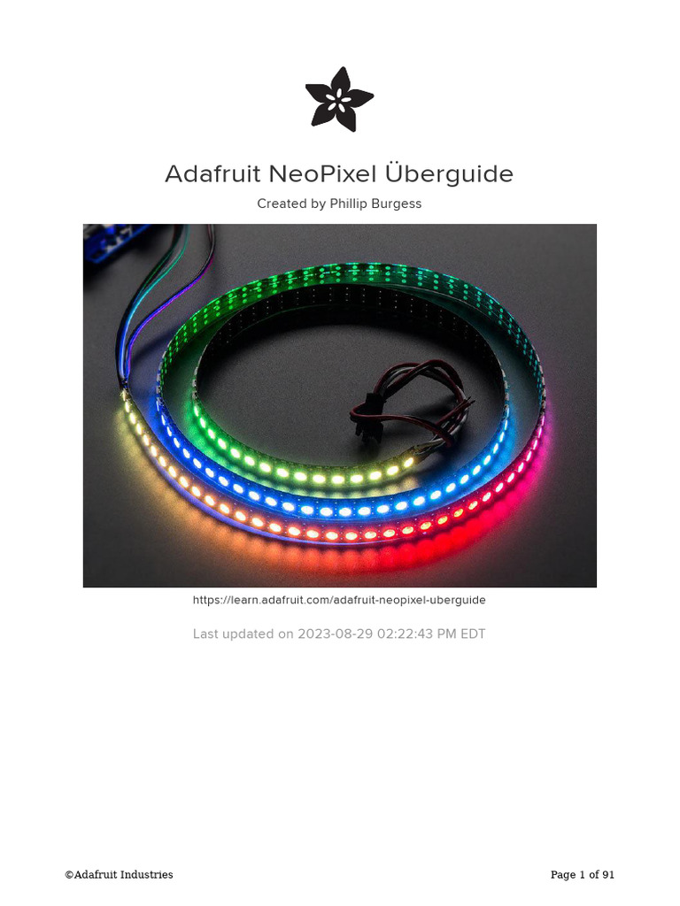 Adafruit-NEOPixel UberGuide | PDF | Printed Circuit Board | Arduino