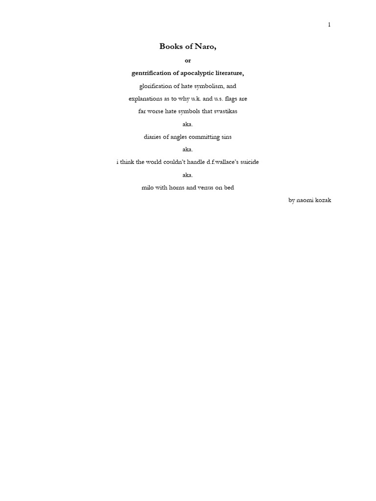 books of naro 1-23 | PDF | God | Interpretation (Logic)