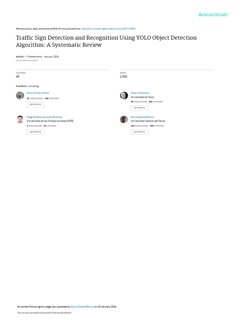 Traffic Sign Using Yolo | PDF | Traffic | Metadata