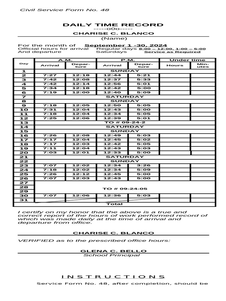 Blanco.c DTR September 2024 | PDF | Public Sphere | Separation Of Powers