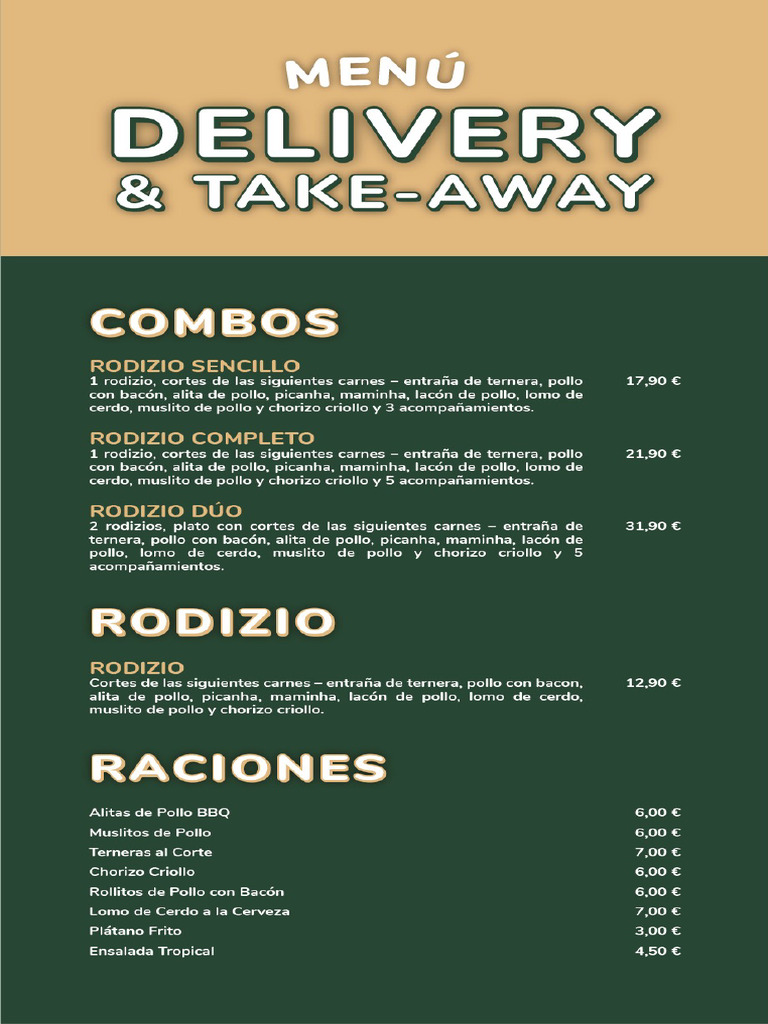 Carta Take Away | PDF