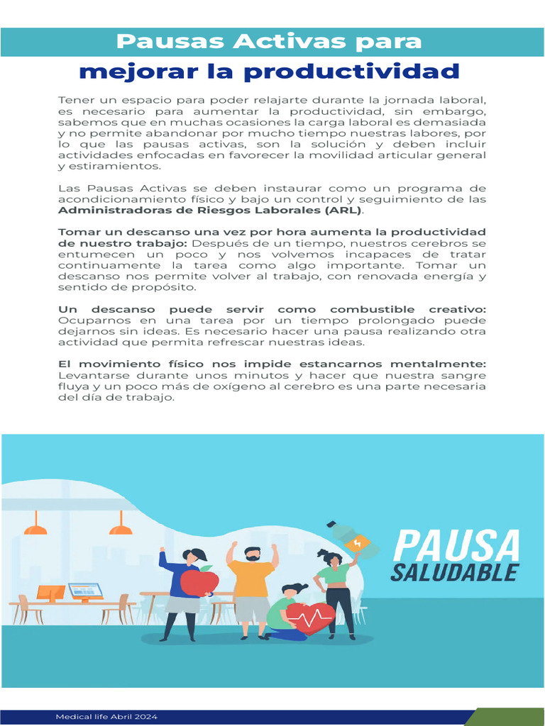 Pausa Activa | PDF | Mano