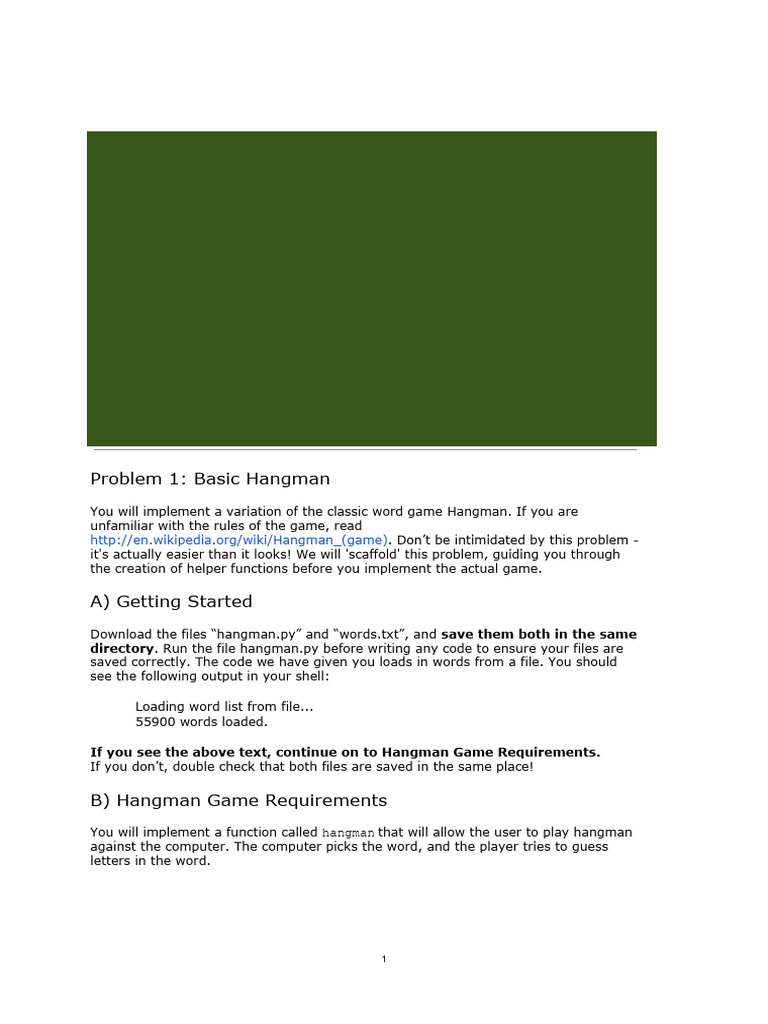 CA - Hangman | PDF | Letter Case | String (Computer Science)