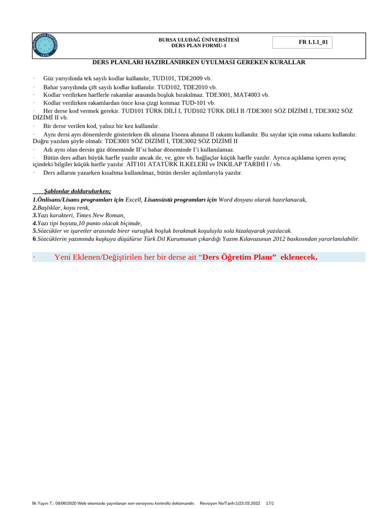 Tbmyo Mekatronik Programi 2023 2024 Ders Planlari | PDF