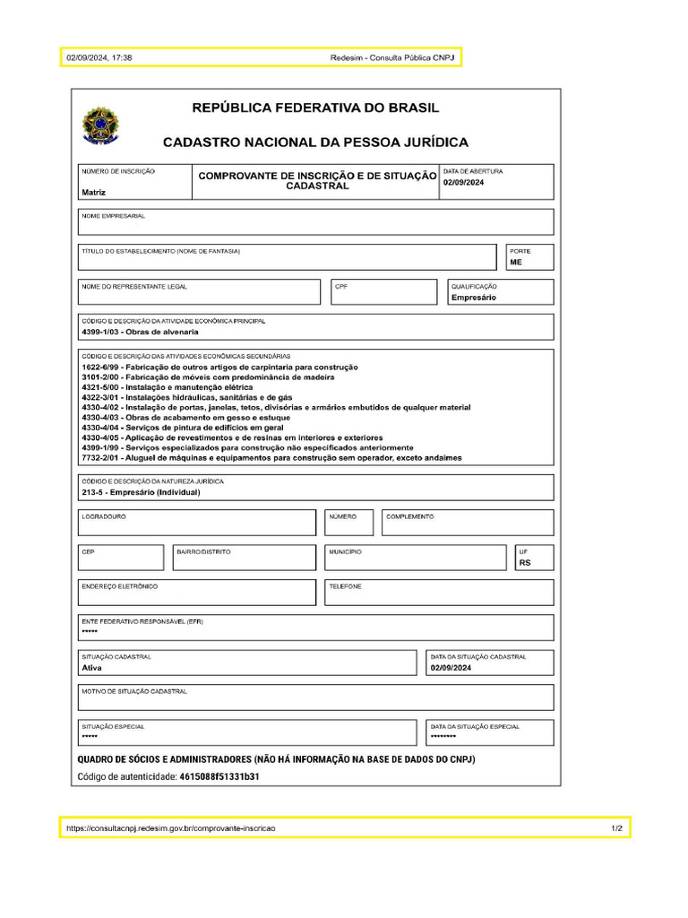 Exemplo de Redesim | PDF