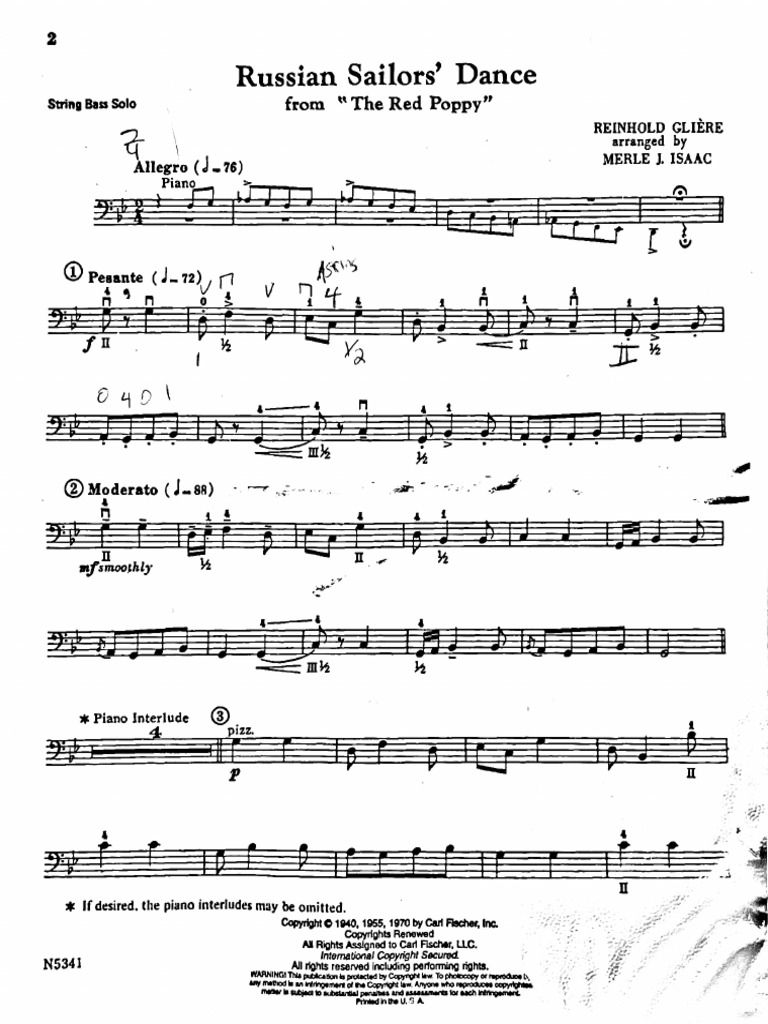 Russian Sailors Dance CL | PDF