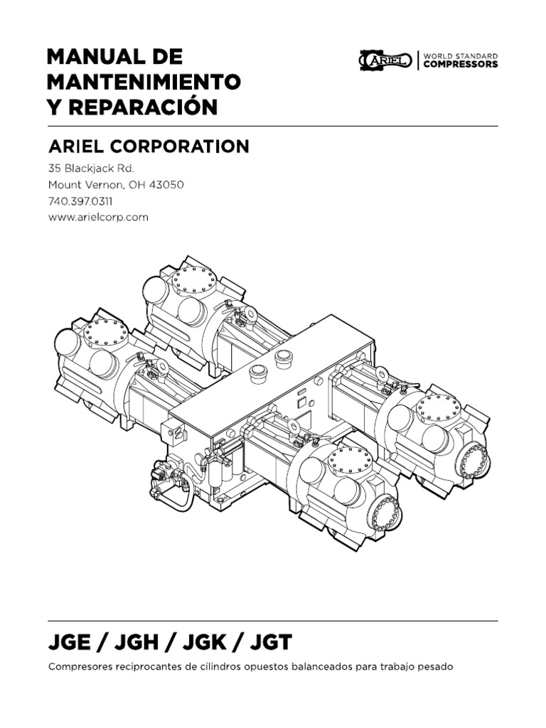Ariel Jge JGH JGK JGT Manual | PDF | Engranaje | Ingeniería mecánica