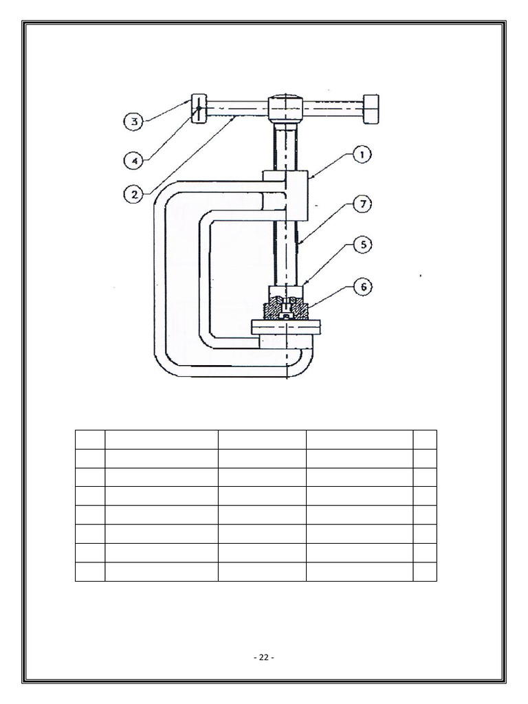 C-Clamp Assembly Parts List | PDF