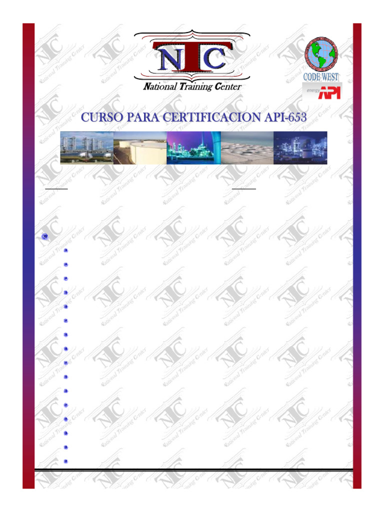Curso de Certificación Api 653 | PDF | Informática | Tecnología