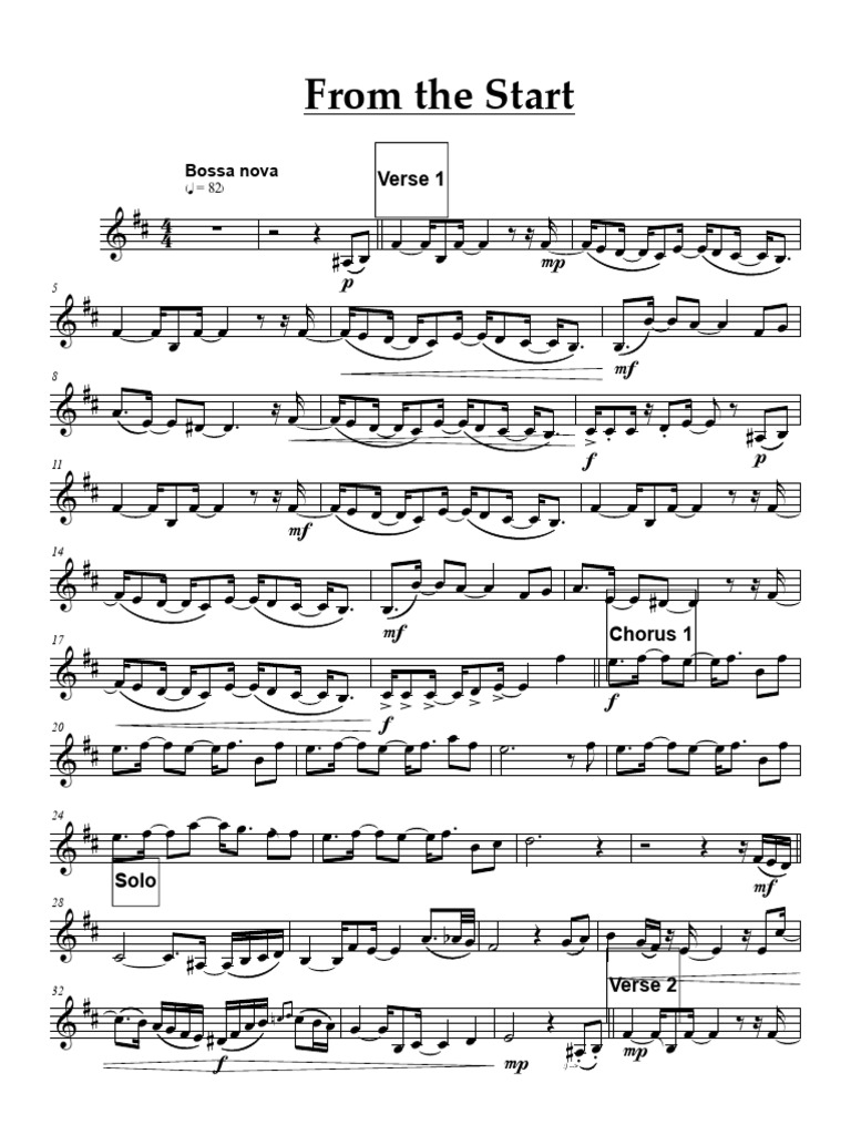From The Start - Laufey - Violin Part - Violin | PDF