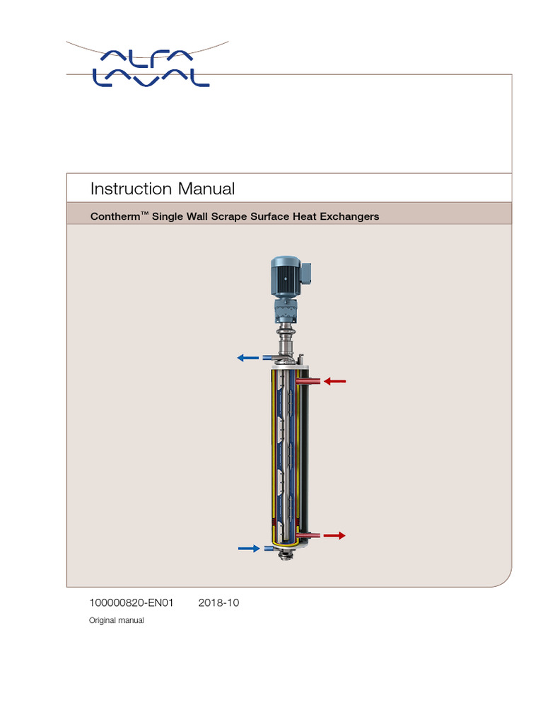 Contherm Instruction Manual Manual en HIRES | PDF | Safety | Heat Exchanger