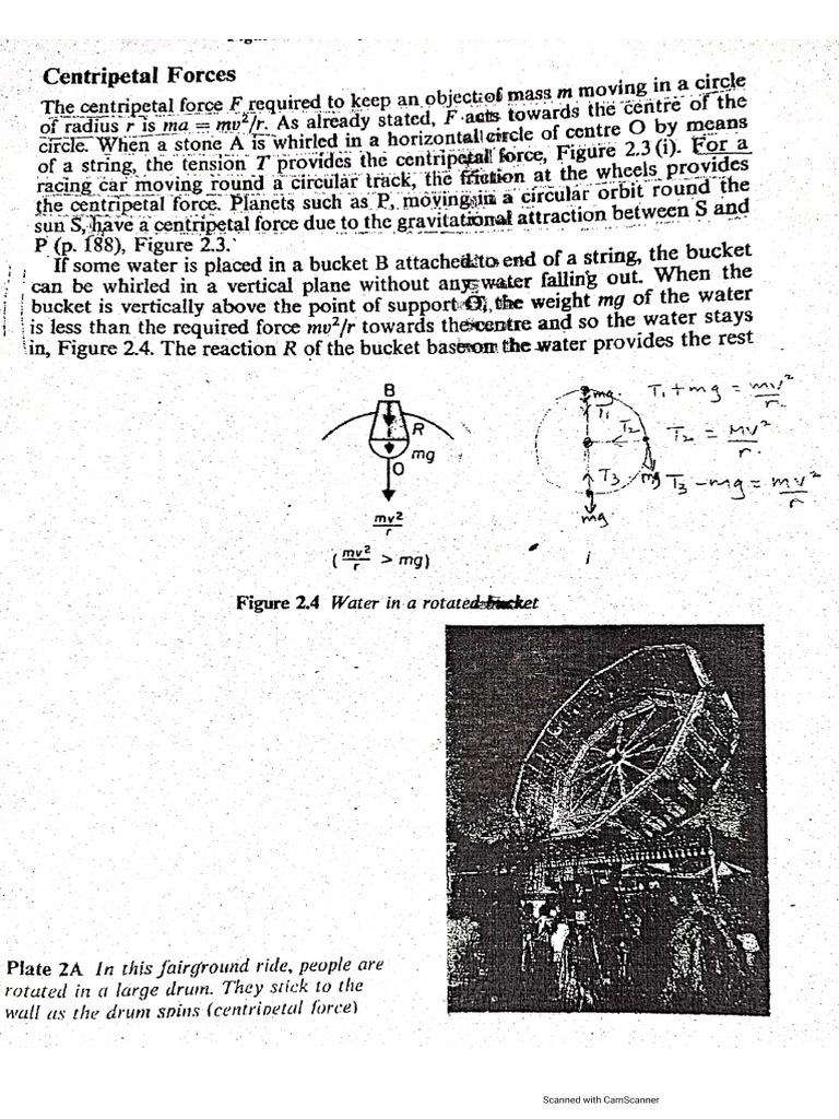 Centripetal Force and VM WS | PDF
