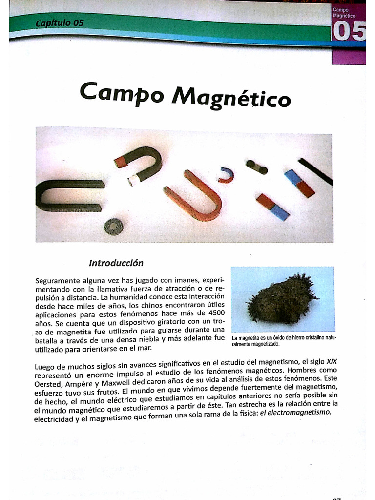 Campo Magnetico y Electromagnetismo | PDF