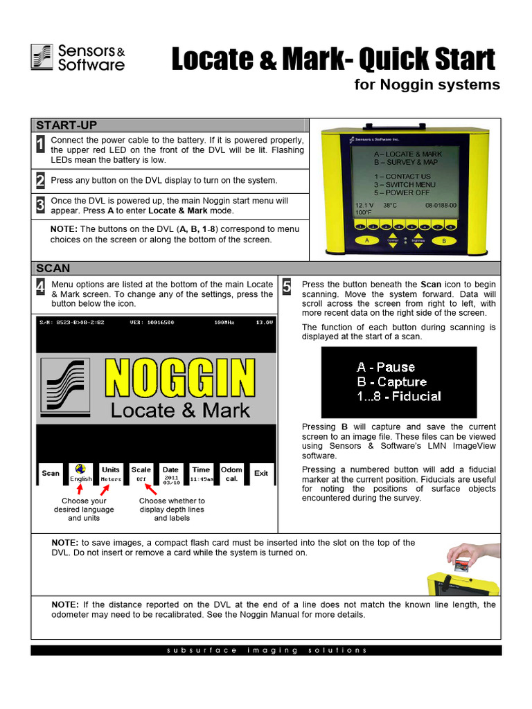 Noggin Locate Mode-Quick Start Guide | PDF
