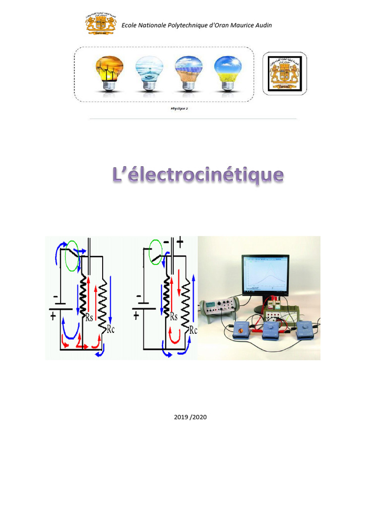 Introduction à l'électrocinétique | PDF | Courant électrique ...