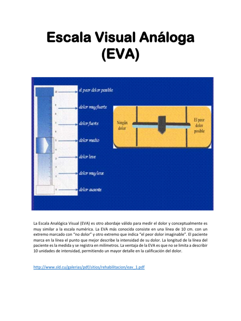 Escala Visual Análoga | PDF