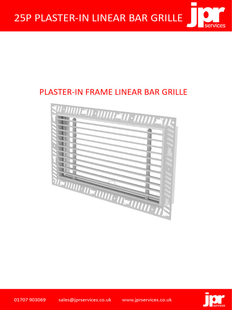 25P Plaster in Linear Grille | PDF