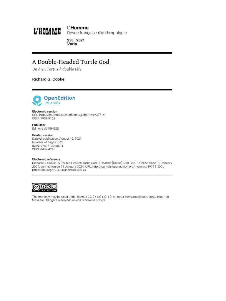 A Double-Headed Turtle God | PDF | Parrot