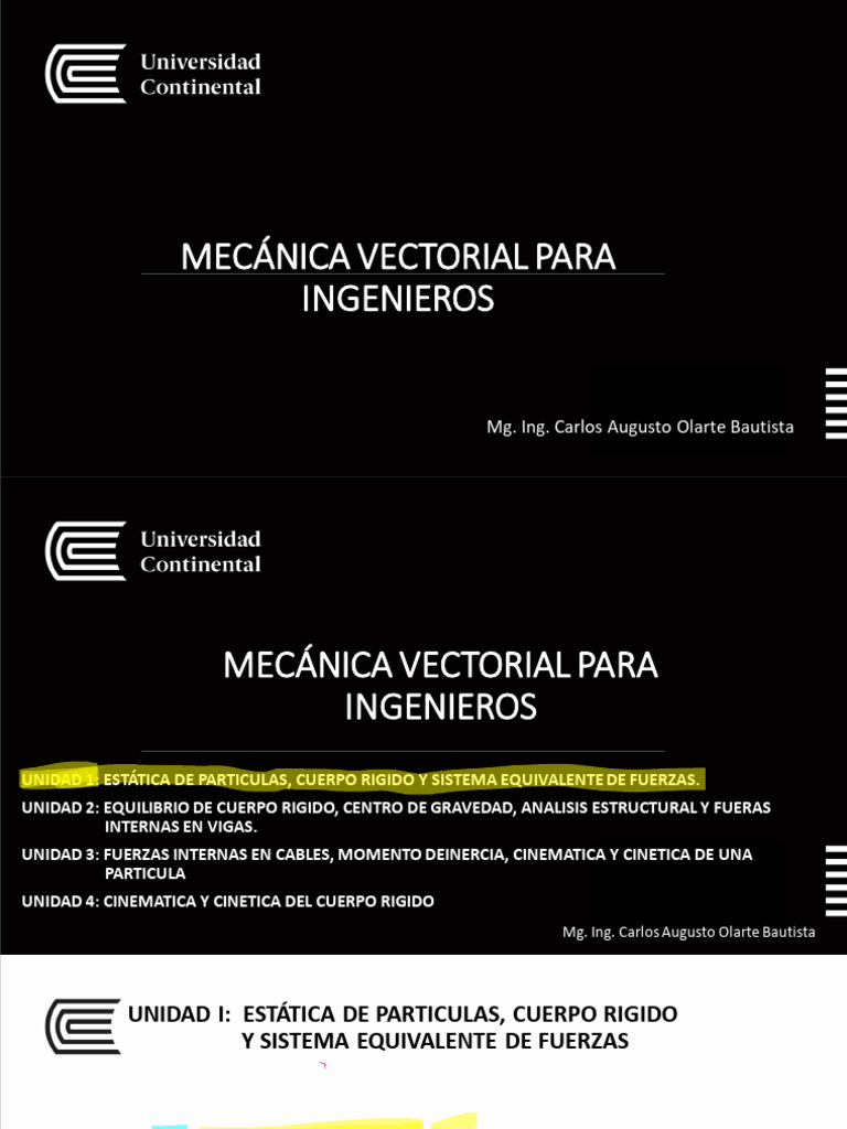 Presentación U1 MVI - 2024 2de2 | PDF | Fuerza | Esfuerzo de torsión