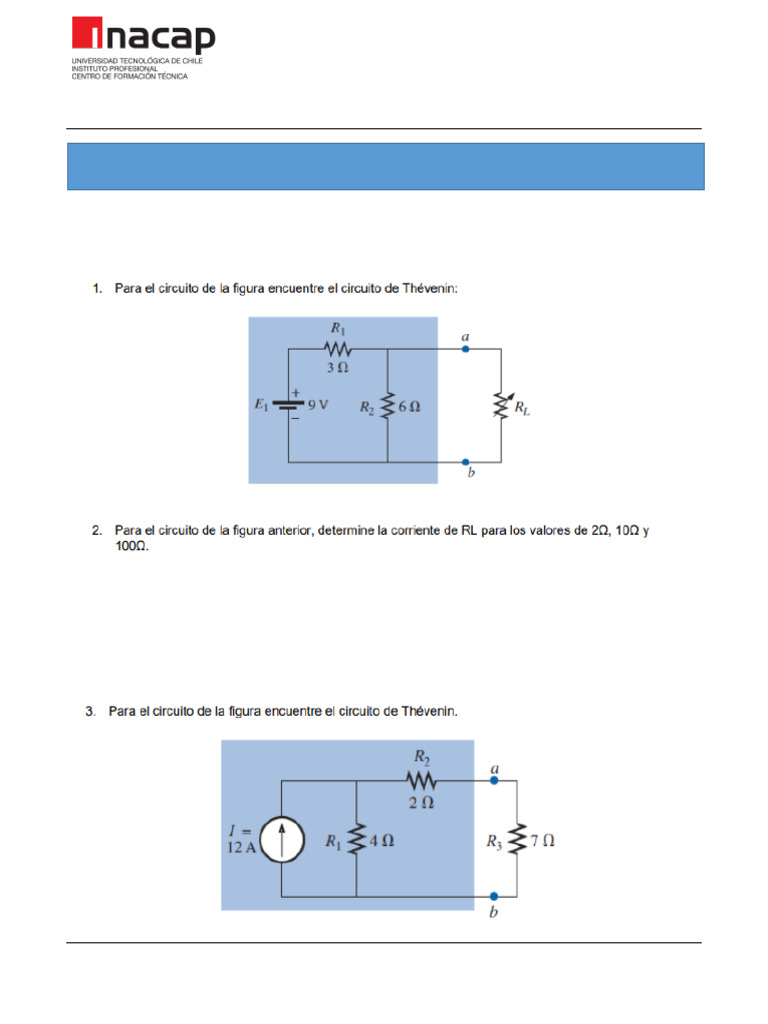 Guia Circuitos Electricos CC N°6 | PDF