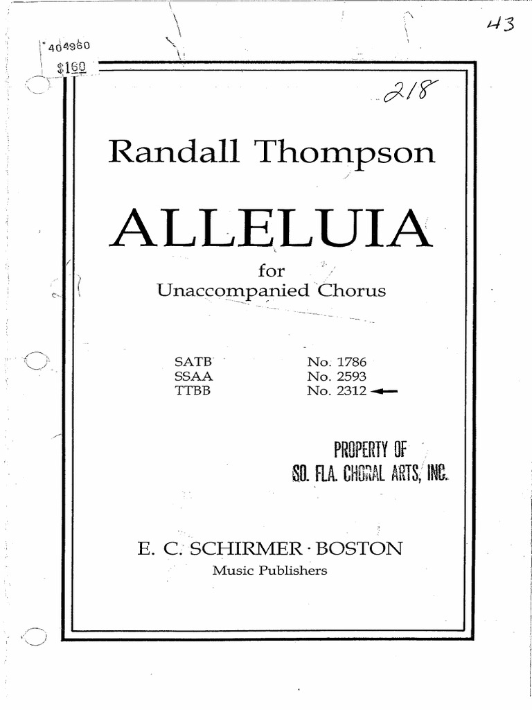 Alleluia | PDF