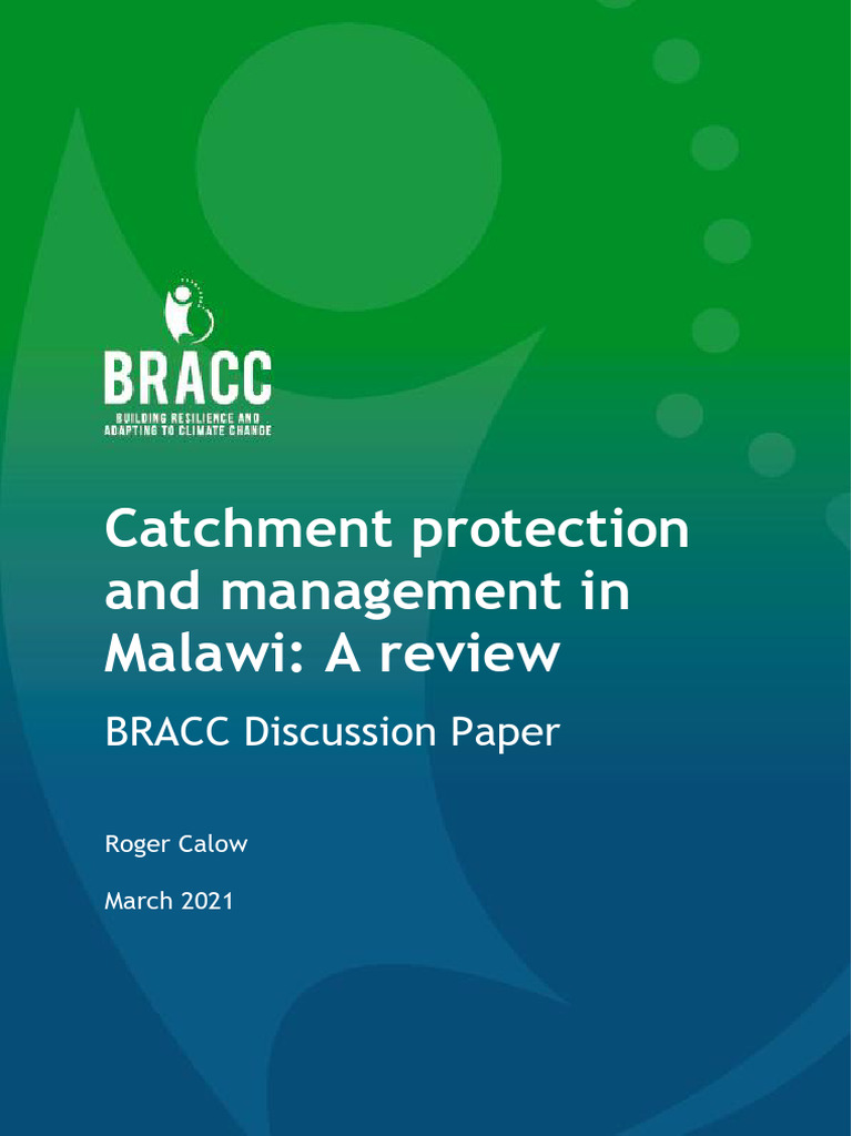 Catchment Protection and Management Discussion Paper | PDF ...