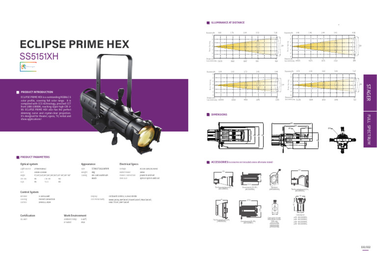 ECLIPSE PRIME HEX-SS5151XH-leaflet | PDF | Lighting | Light