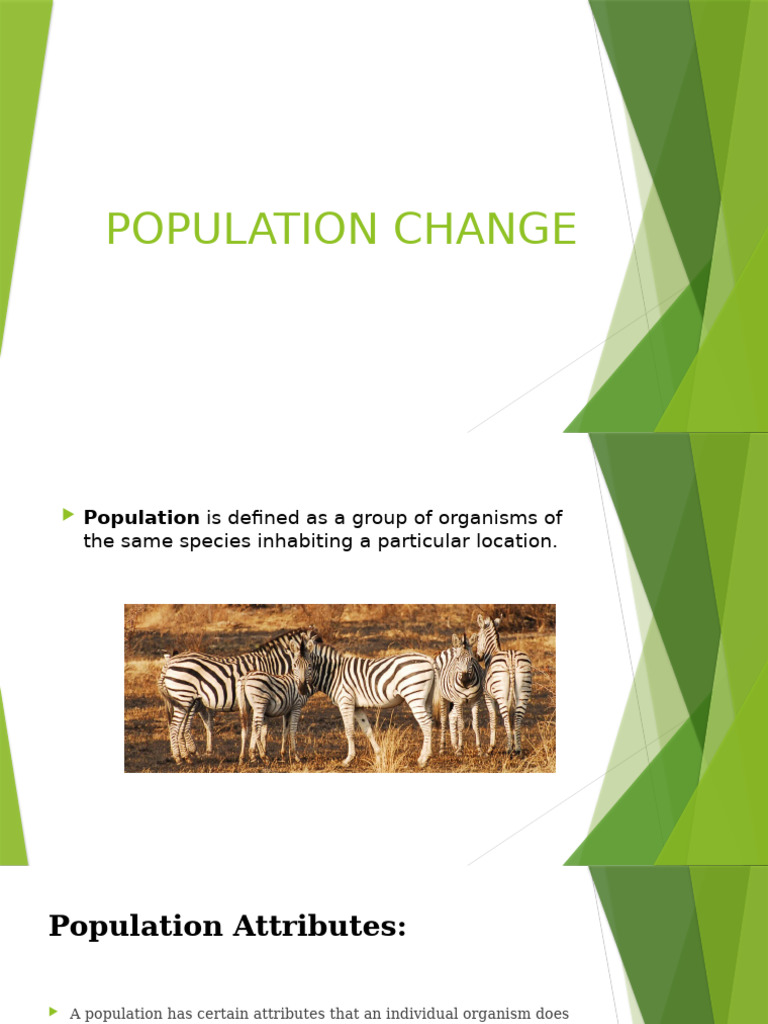 Population Change | PDF