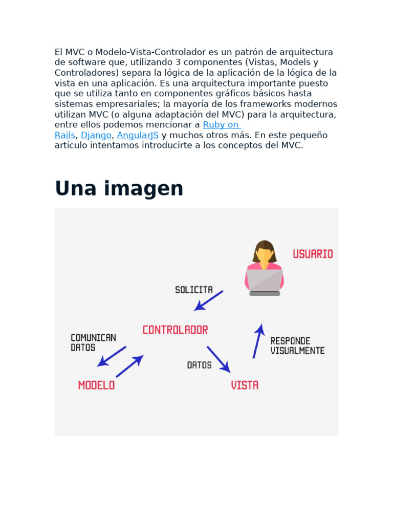 El MVC 2 | PDF | Modelo – Vista – Controlador | Informática