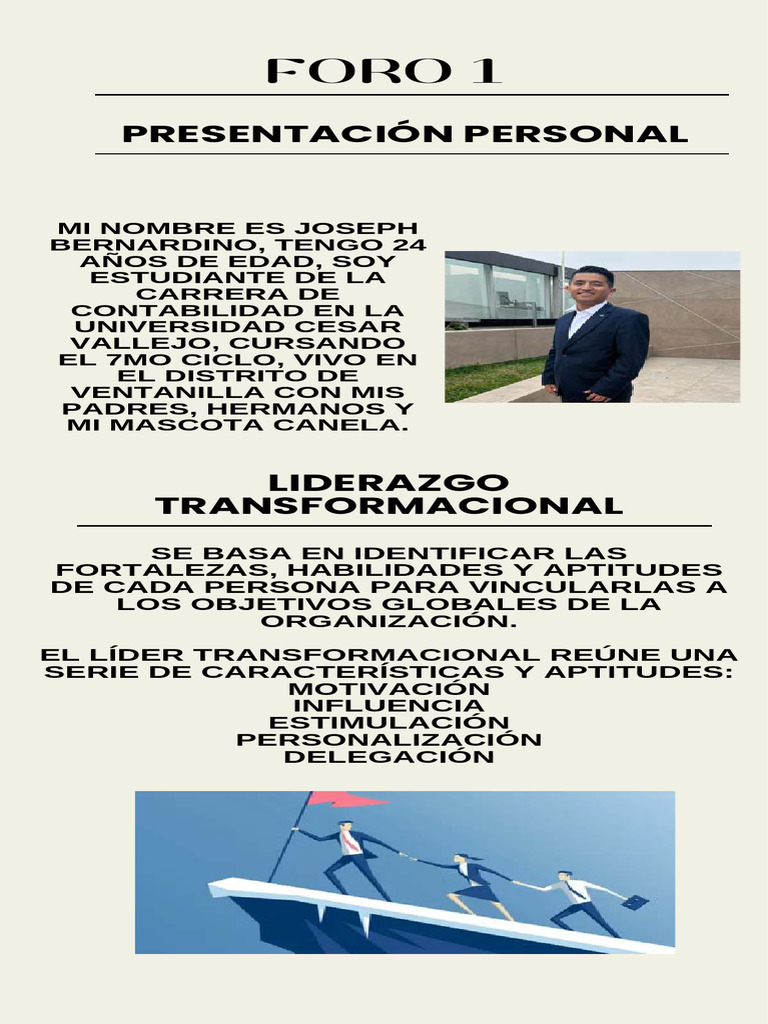 FORO 1 - TUTORIA VI-comprimido | PDF | Crecimiento personal y profesional | Relaciones ...