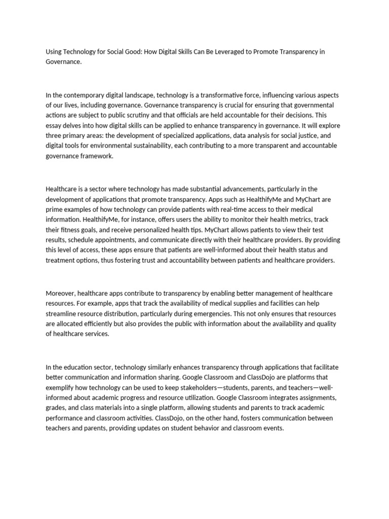 Essay entry | PDF | Augmented Reality | Governance